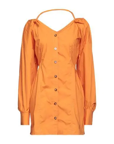 Nanushka Mini Shirt Dress - Orange