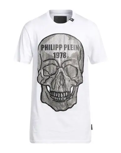 Philipp Plein T-shirt Size Cotton, Fiberglass - White