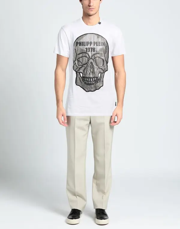 Philipp Plein T-shirt Size Cotton, Fiberglass - White