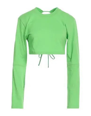 Jacquemus Cropped Cotton T-shirt - Green