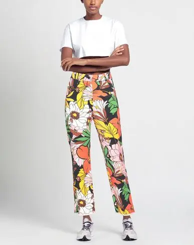 SHERRY BE Floral-print Straight-leg Jeans