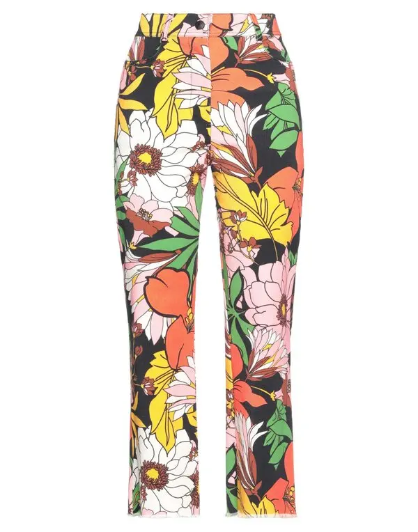 SHERRY BE Floral-print Straight-leg Jeans