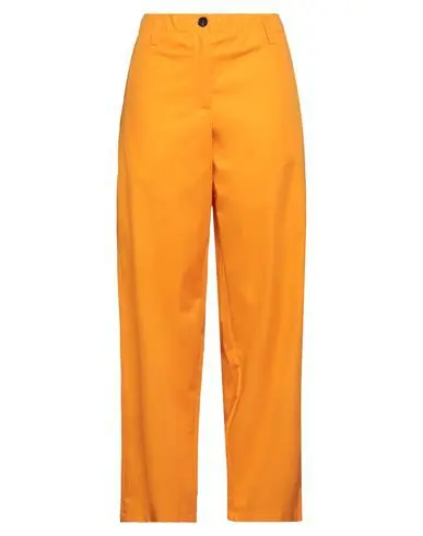 MSGM Wide Leg Twill Pants