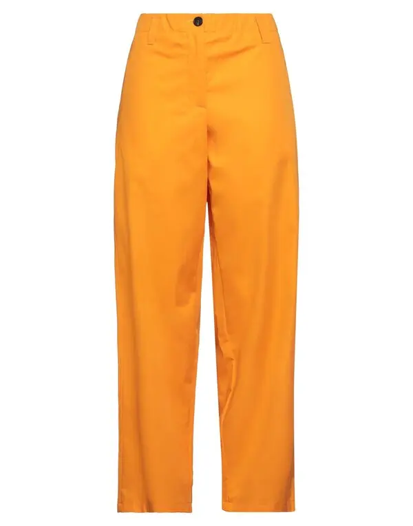 MSGM Wide Leg Twill Pants