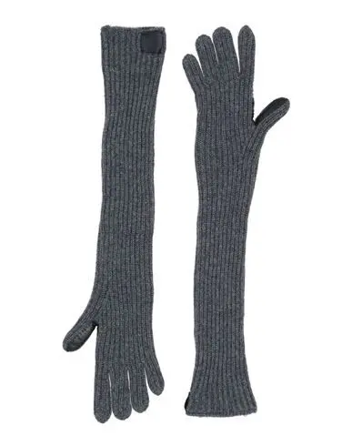 TOD'S Gloves In Cashmere And Leather - Grey