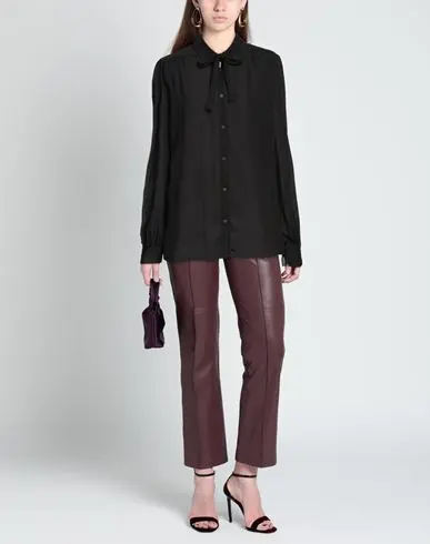 John Richmond Bow-tie Neck Crepe Shirt