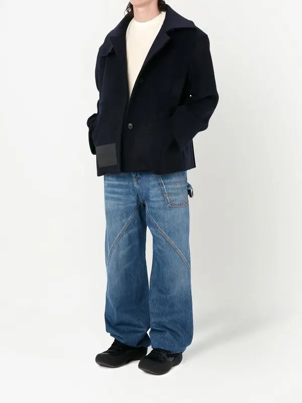 JW Anderson Oversized Twisted Wide-leg Jeans