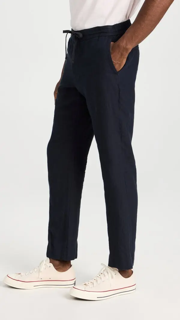 Vince Lightweight Hemp Trousers - Coastal