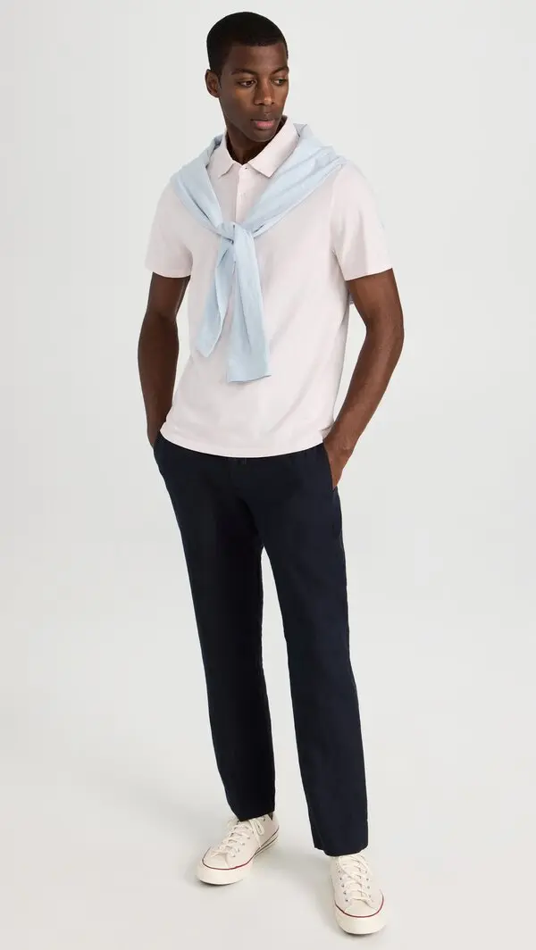 Vince Lightweight Hemp Trousers - Coastal