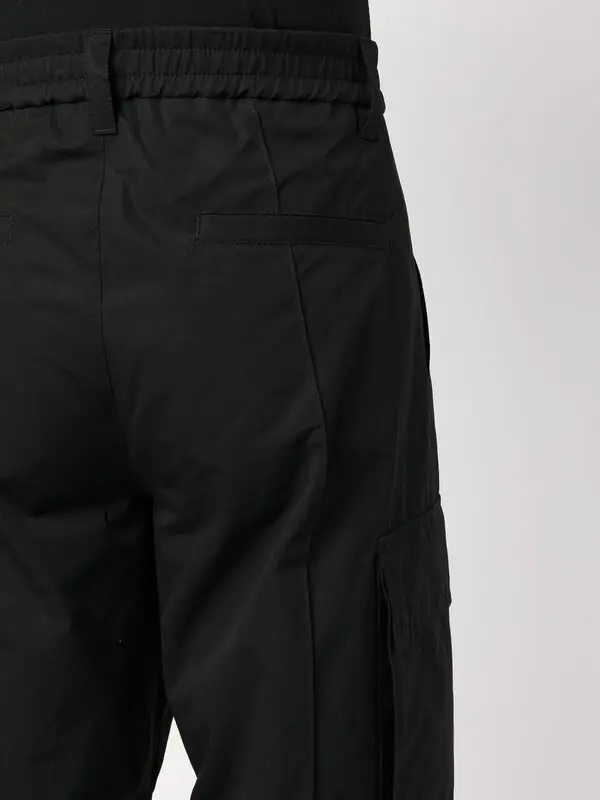 Versace Slim-cut Cargo Trousers - Black