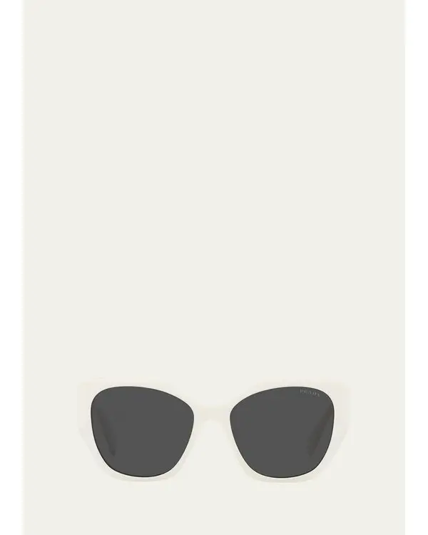 Prada Geometric Square Sunglasses - Bone