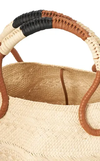 Johanna Ortiz Tejiendo Esperanzas Iraca Palm Top Handle Bag