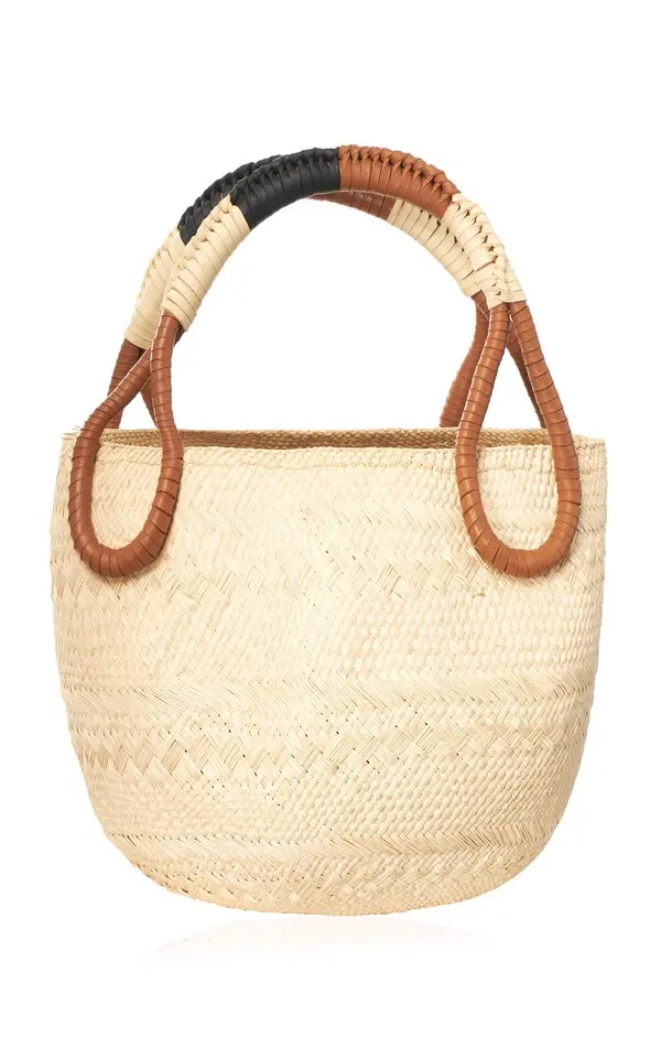 Johanna Ortiz Tejiendo Esperanzas Iraca Palm Top Handle Bag