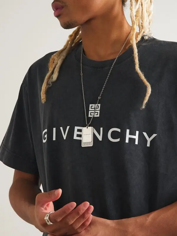 Givenchy Logo-engraved -tone Necklace