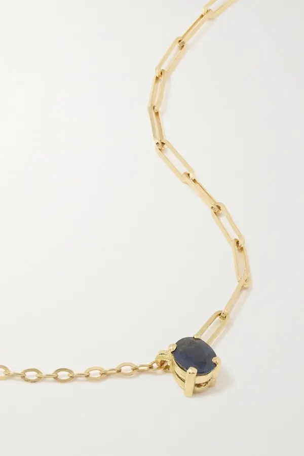 Yvonne Léon 18-karat Gold Necklace - Blue