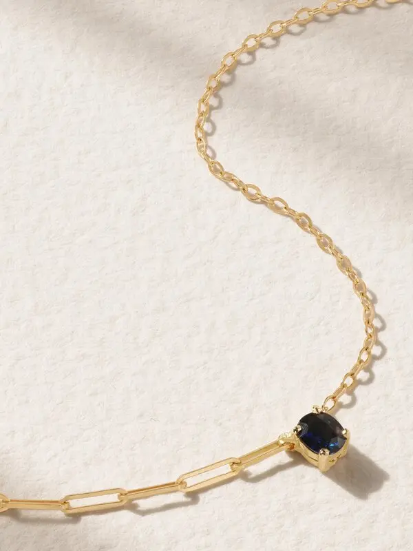 Yvonne Léon 18-karat Gold Necklace - Blue