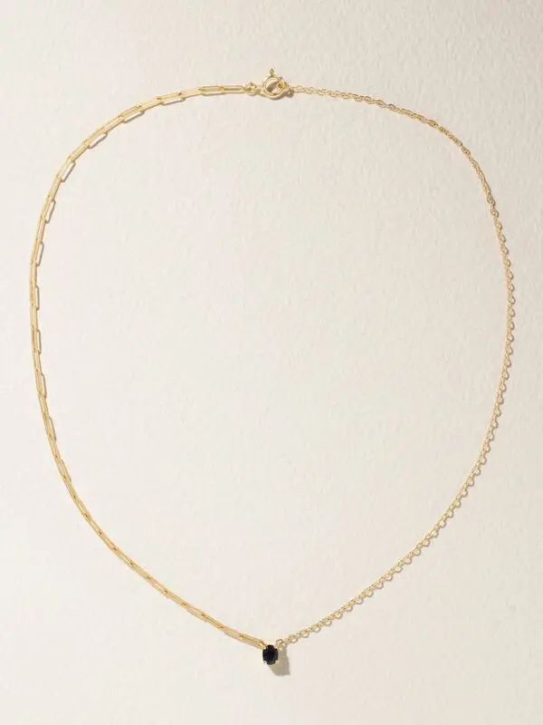 Yvonne Léon 18-karat Gold Necklace - Blue