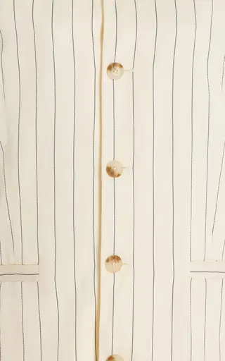 LOULOU STUDIO Cetina Pinstriped Vest