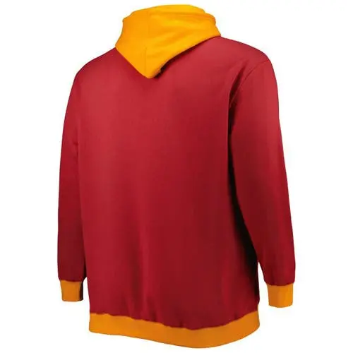 Mitchell & Ness Orange Tampa Bay Buccaneers Big & Tall Big Face Pullover Hoodie