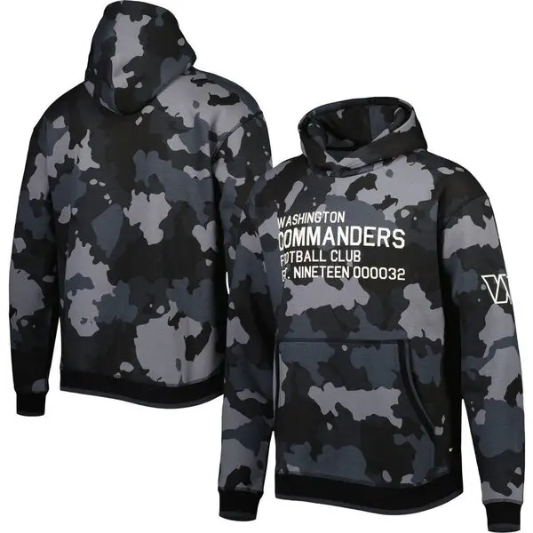 THE WILD COLLECTIVE Washington Commanders Camo Pullover Hoodie