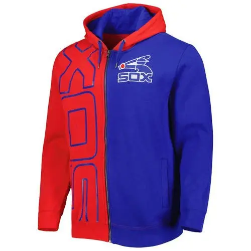 Mitchell & Ness Navy Chicago White Sox Fleece Full-zip Hoodie