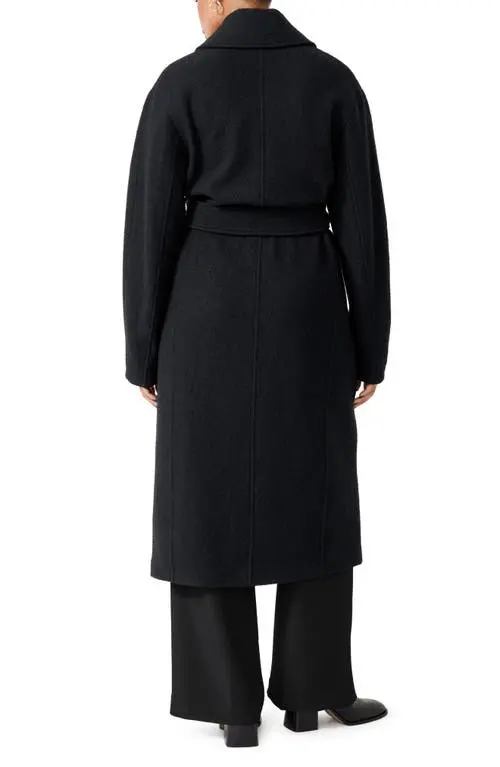 & Other Stories Belted Wool Wrap Coat