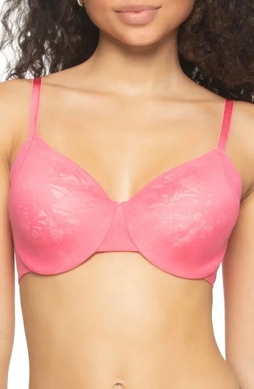 Felina Jessamine Smoothing Full Coverage Underwire Bra - Camellia Rose