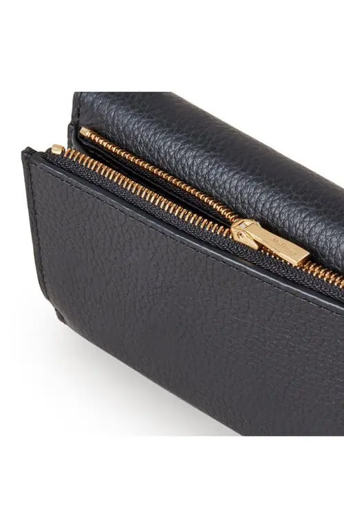 Mulberry Continental Leather Trifold Wallet - Black