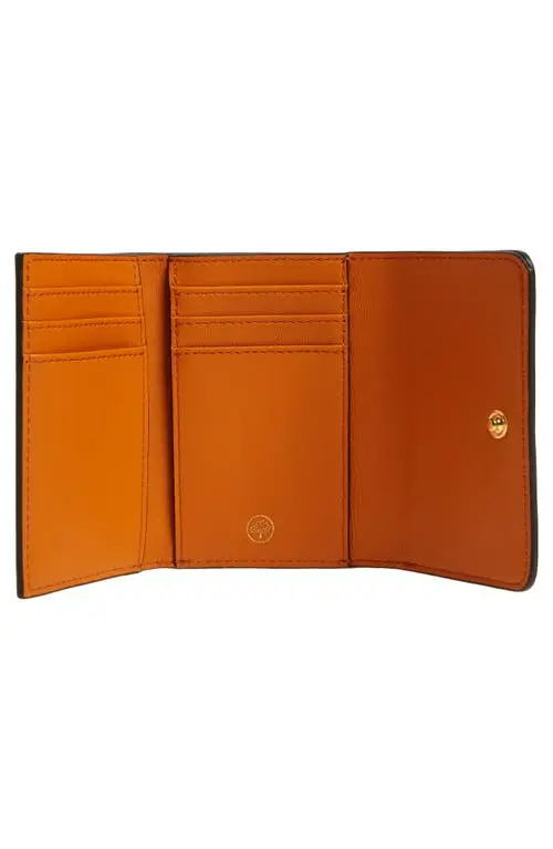 Mulberry Continental Leather Trifold Wallet - Sunset