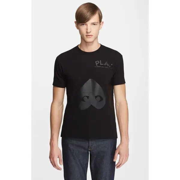 Comme Des Garçons Play Inverted Heart Print T-shirt