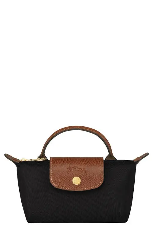 Longchamp Le Pliage Cosmetics Case - Black