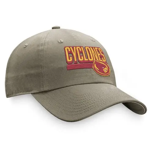 Top Of The World Iowa State Cyclones Embroidered Baseball Cap - Khaki