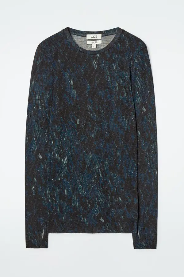 Cos Crew-neck Merino Wool Top