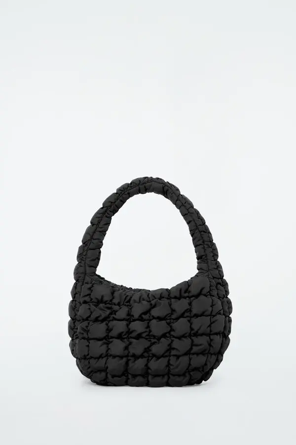 Cos Quilted Mini Bag - Black