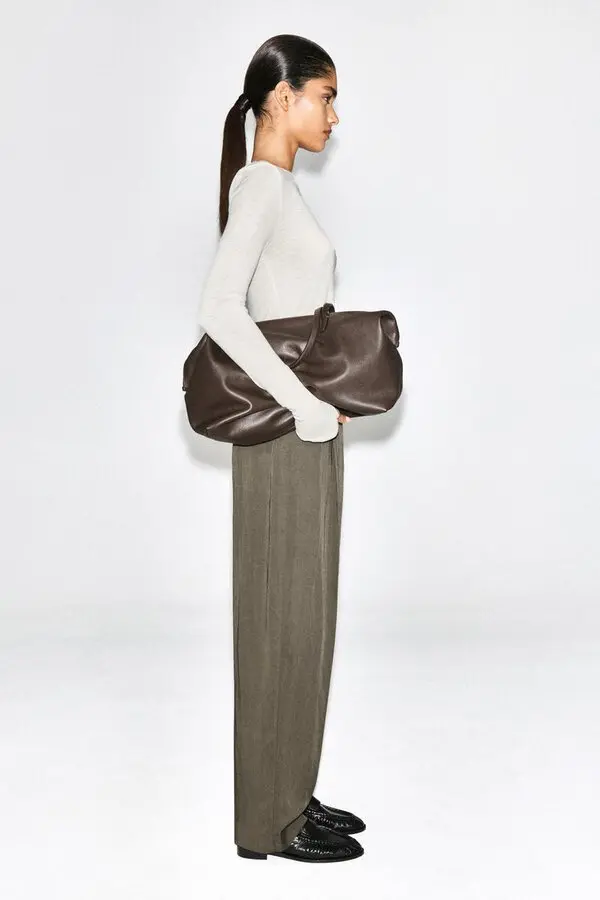 Cos Leather Moccasin Loafers