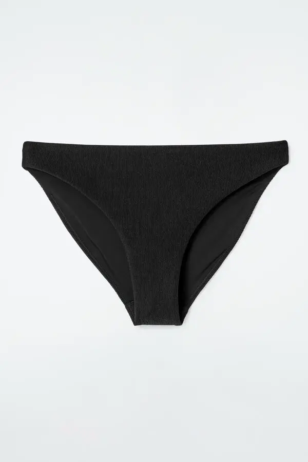Cos Ribbed Bikini Briefs - Black
