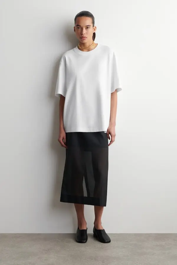 Cos Oversized T-shirt - White