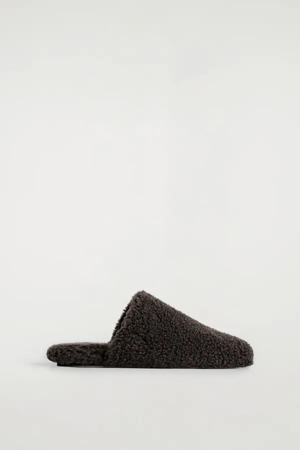 Cos Teddy Mules - Brown