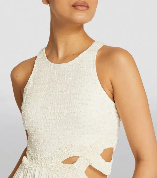 Aje Embellished Catara Midi Dress