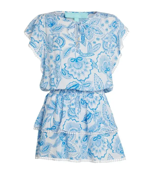 Melissa Odabash Ceramic Print Keri Dress