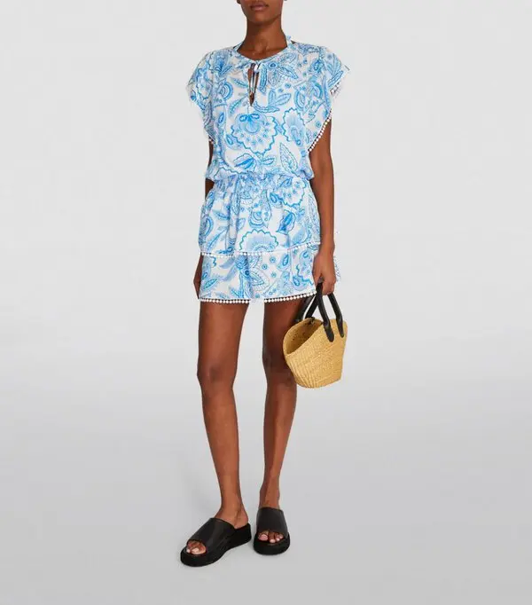 Melissa Odabash Ceramic Print Keri Dress