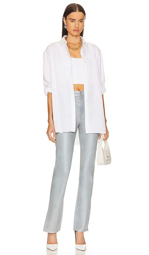 GRLFRND Harlow Coated High Rise Boot Jeans