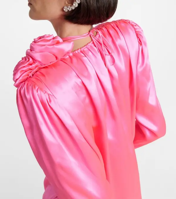 Magda Butrym Embellished Silk Blouse