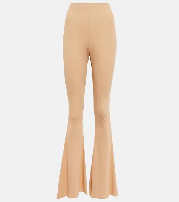 Magda Butrym High-rise Flared Pants - Beige