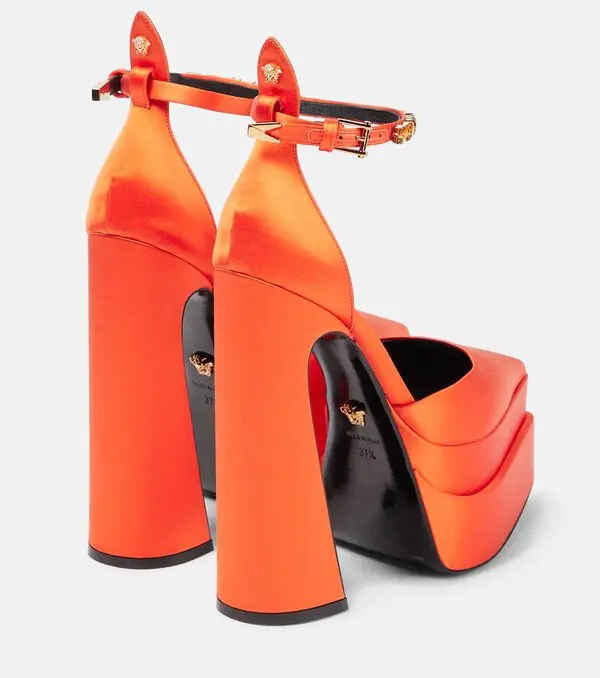 Versace Aevitas Pointy Platform Pumps