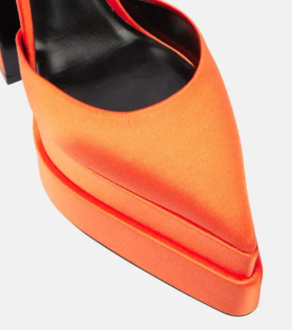 Versace Aevitas Pointy Platform Pumps
