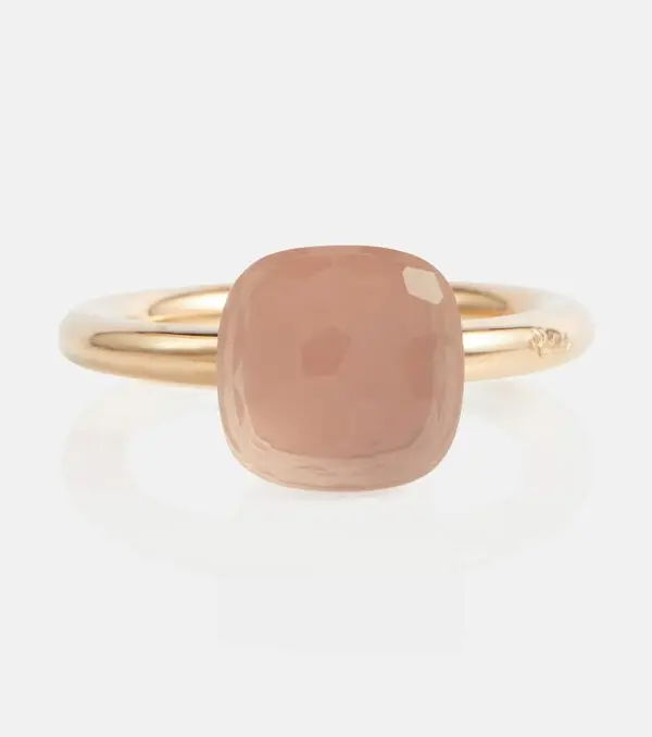Pomellato Nudo 18kt Rose Gold Ring With Rose Quartz - Pink