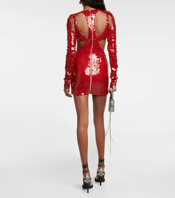 LAQUAN SMITH Sequined Minidress