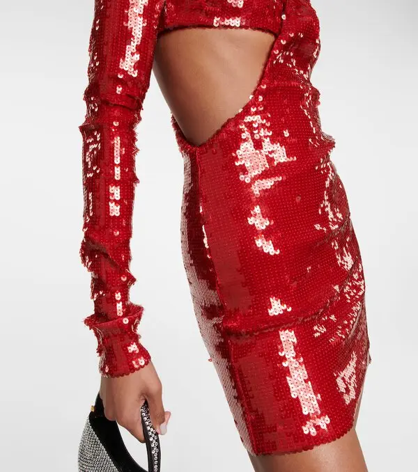 LAQUAN SMITH Sequined Minidress