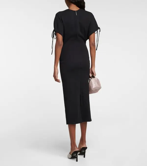 CHRISTOPHER KANE Cutout Cotton Midi Dress